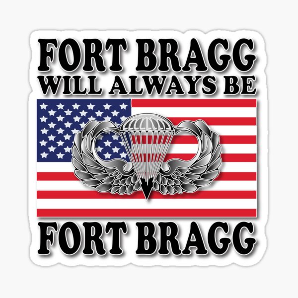 "Fort Bragg- Airborne" Sticker for Sale by cp06327 | Redbubble