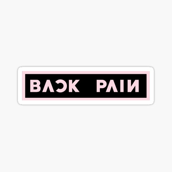 "Back Pain" Sticker for Sale by Gattonynan | Redbubble