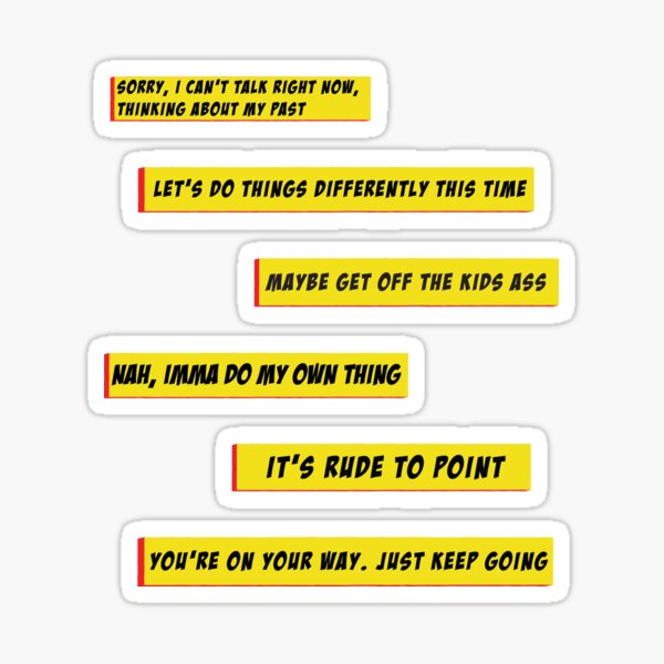 "Spiderverse Quotes" Sticker for Sale by Charcoalart | Redbubble