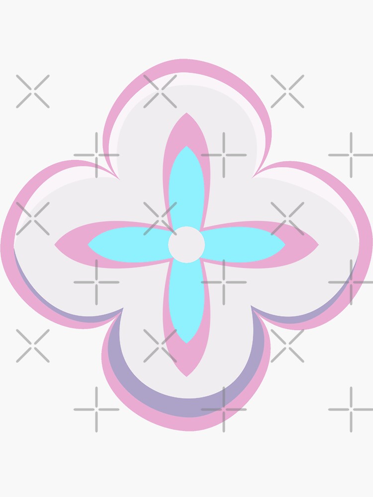 "Ice Flower | March 7th's Logo | Honkai Star Rail" Sticker for Sale by ...