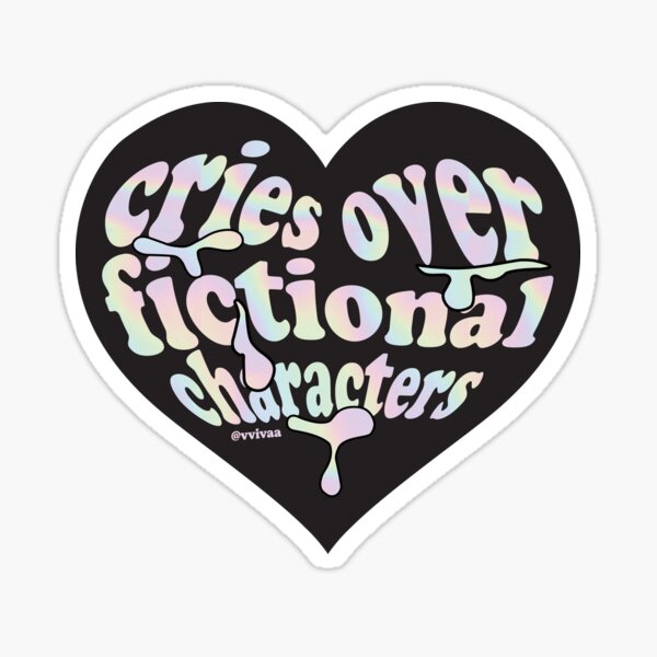 "Cries Over Fictional Characters | Bookish Gifts | Bookish Merch ...