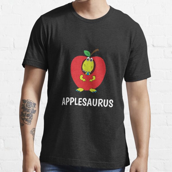"Applesaurus Dinosaur In Apple Costume" T-shirt for Sale by fatamyfan1 | Redbubble | t rex t ...