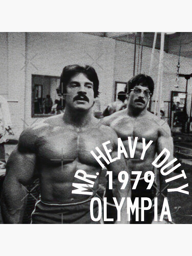 "Mike Mentzer Mr. Heavy Duty Poster" Poster for Sale by jqcreative ...