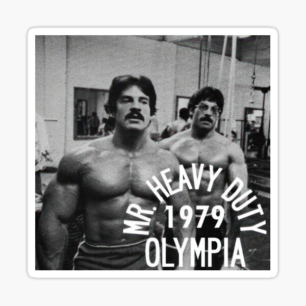 "Mike Mentzer Mr. Heavy Duty Poster" Sticker for Sale by jqcreative ...