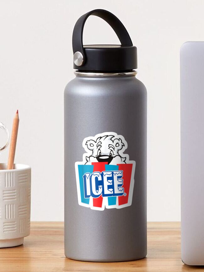 "ICEE Bear Peeking Behind" Sticker for Sale by GillesAllard | Redbubble