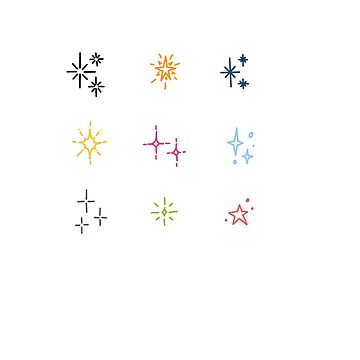 "Sparkles" Sticker for Sale by srica3 | Redbubble