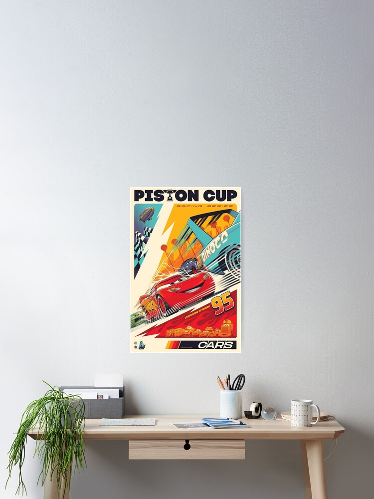"Piston Cup" Poster for Sale by LandenBergstrom | Redbubble