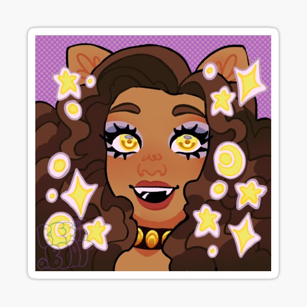 "Clawdeen Wolf" Sticker for Sale by Beeinaboat | Redbubble