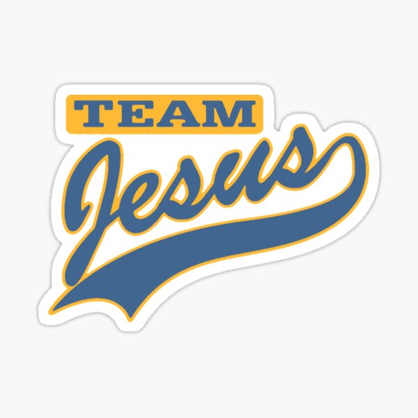 "Christian Team Jesus " Sticker for Sale by uuzudoplg42 | Redbubble