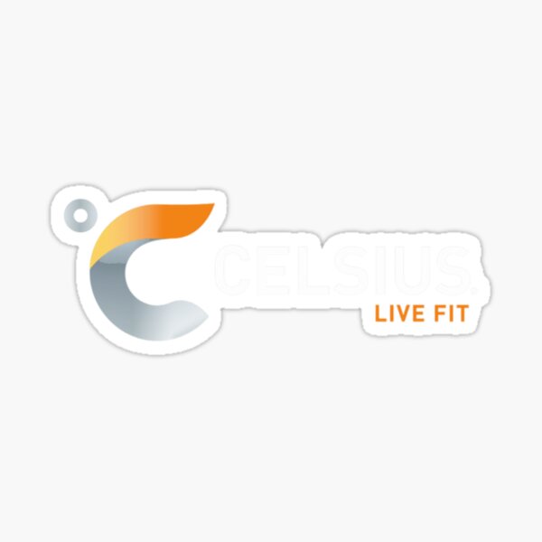"celsius Life fit logo" Sticker for Sale by DianRossi | Redbubble