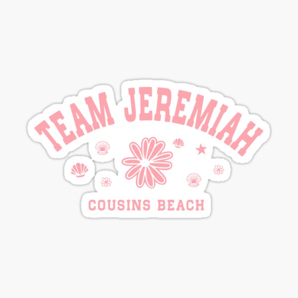 "team jeremiah" Sticker for Sale by MatthewLividini | Redbubble