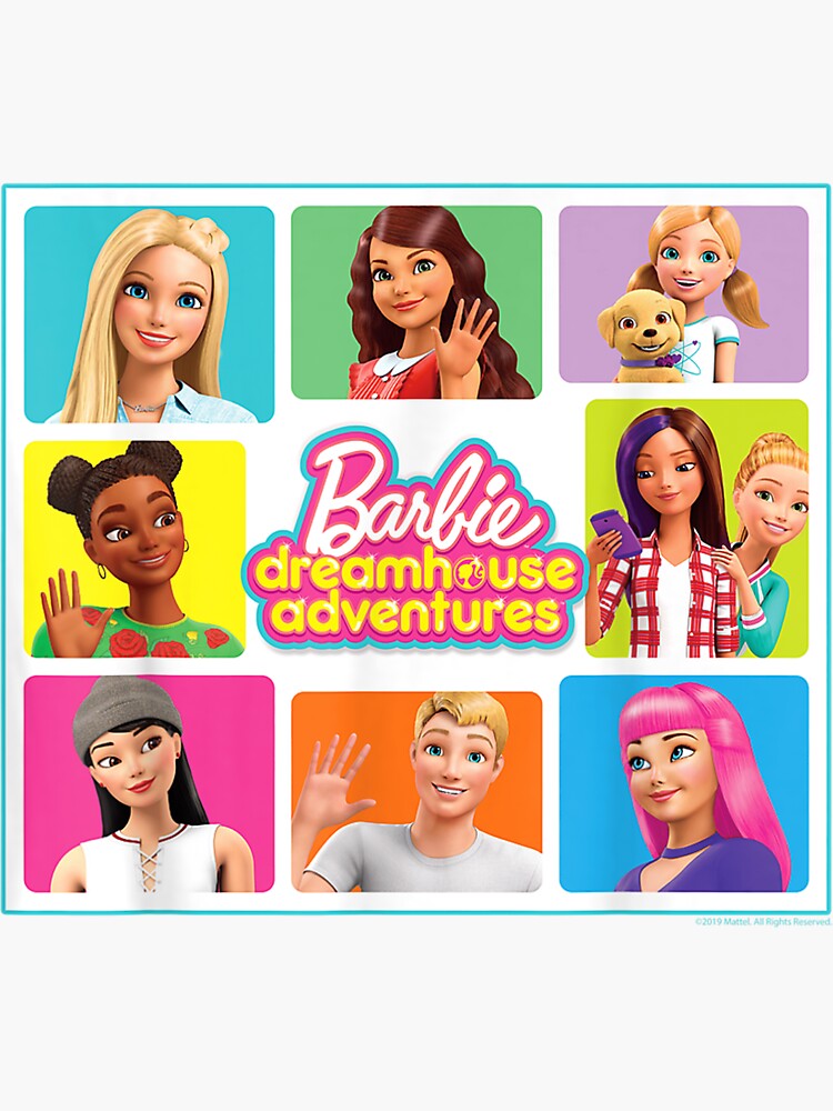 "Barbie Dreamhouse" Sticker for Sale by MarmionLauzier | Redbubble