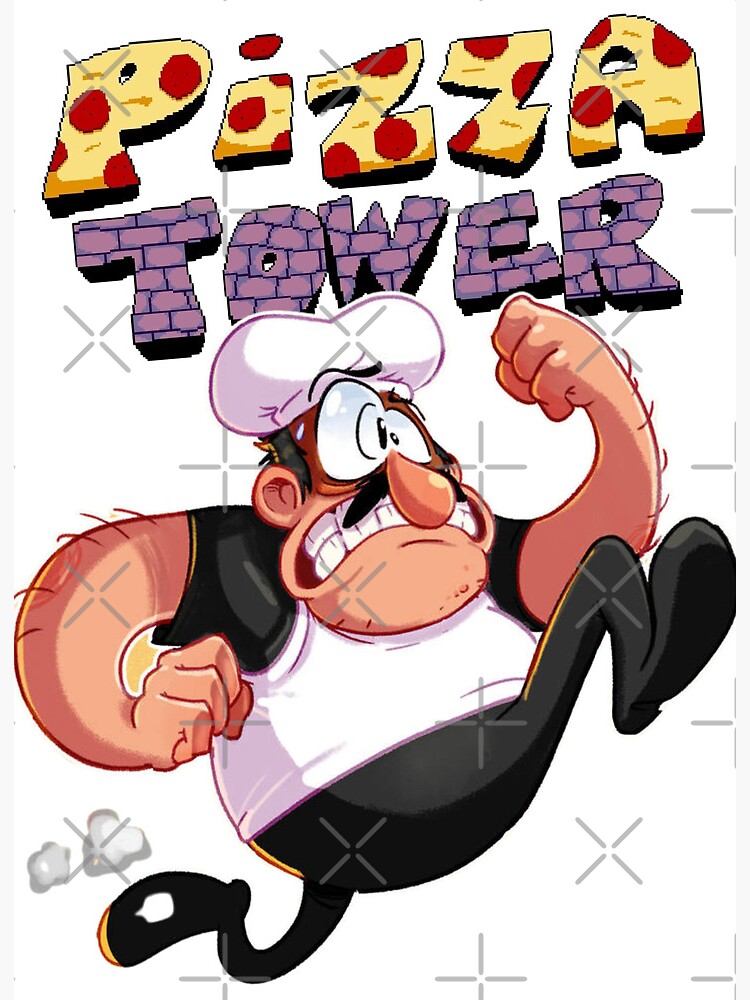"Pizza Tower" Art Board Print for Sale by IMBCLK | Redbubble