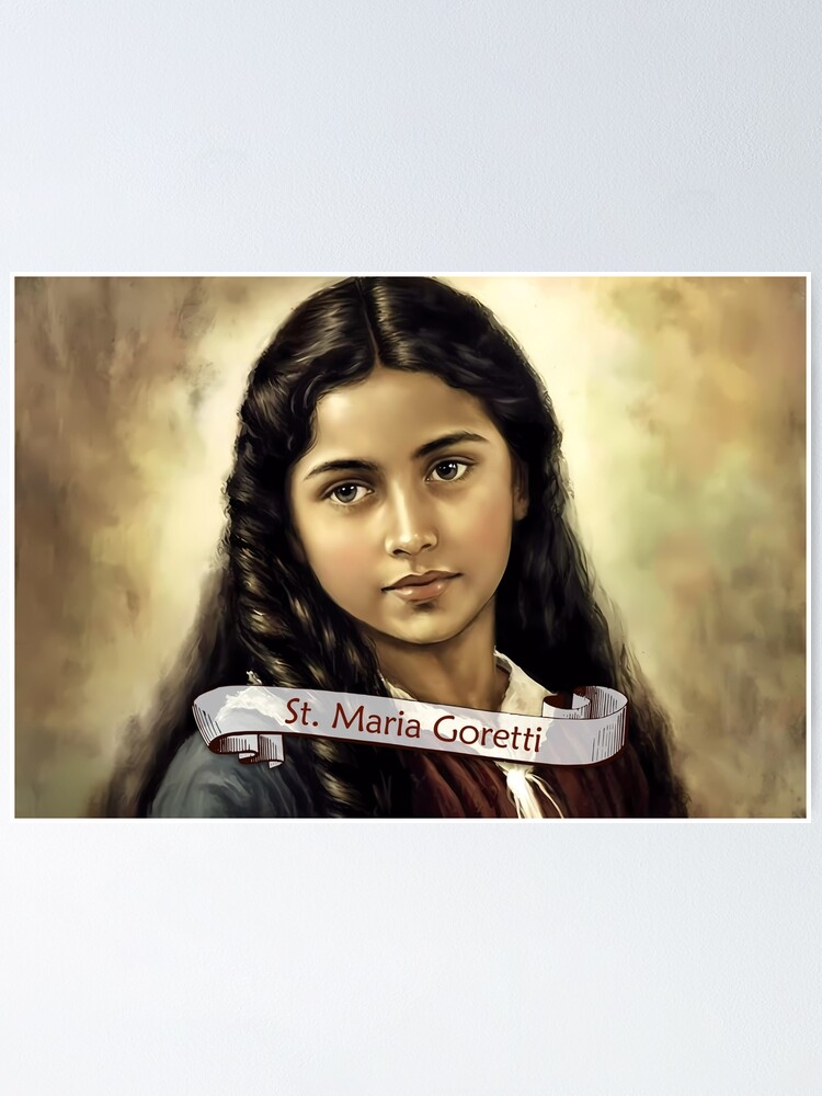"St Maria Goretti" Poster for Sale by Tromboo | Redbubble