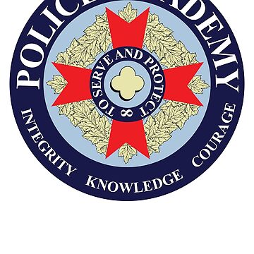 "Police Academy" Sticker for Sale by McPod | Redbubble