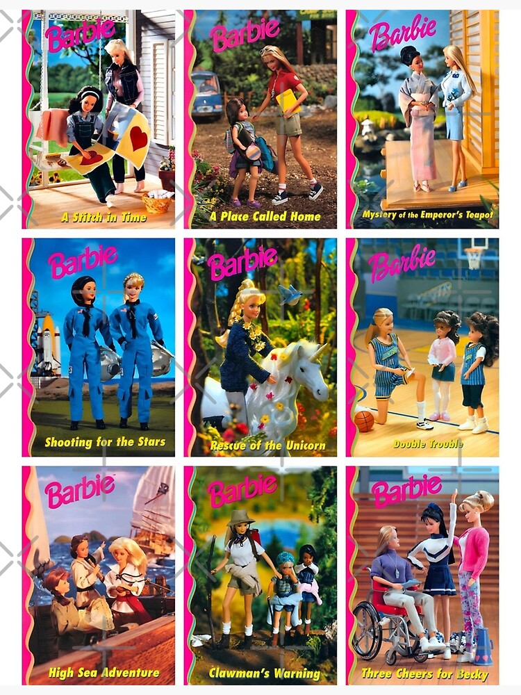 "Barbie and Friends Book Club 1990s | Vintage Barbie Magazine Covers ...