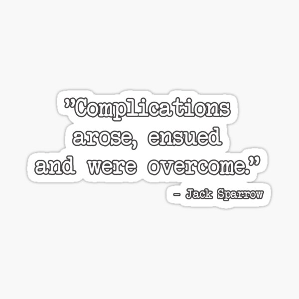 "Complications" Sticker for Sale by DangerousDesign | Redbubble