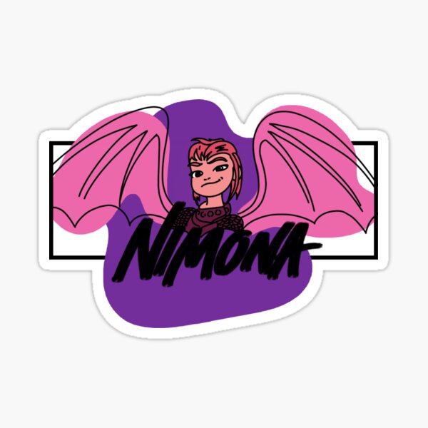 "Nimona (2023)" Sticker for Sale by Max Wieland | Redbubble