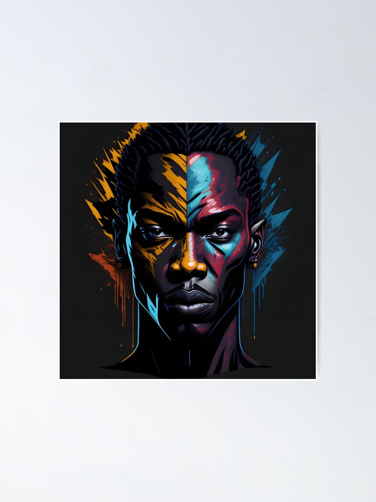 "Zephyr Face Art" Poster for Sale by imabbasanwar | Redbubble