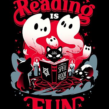 "Occult Reading - Evil Cats Book Ritual" Sticker for Sale by Snouleaf ...