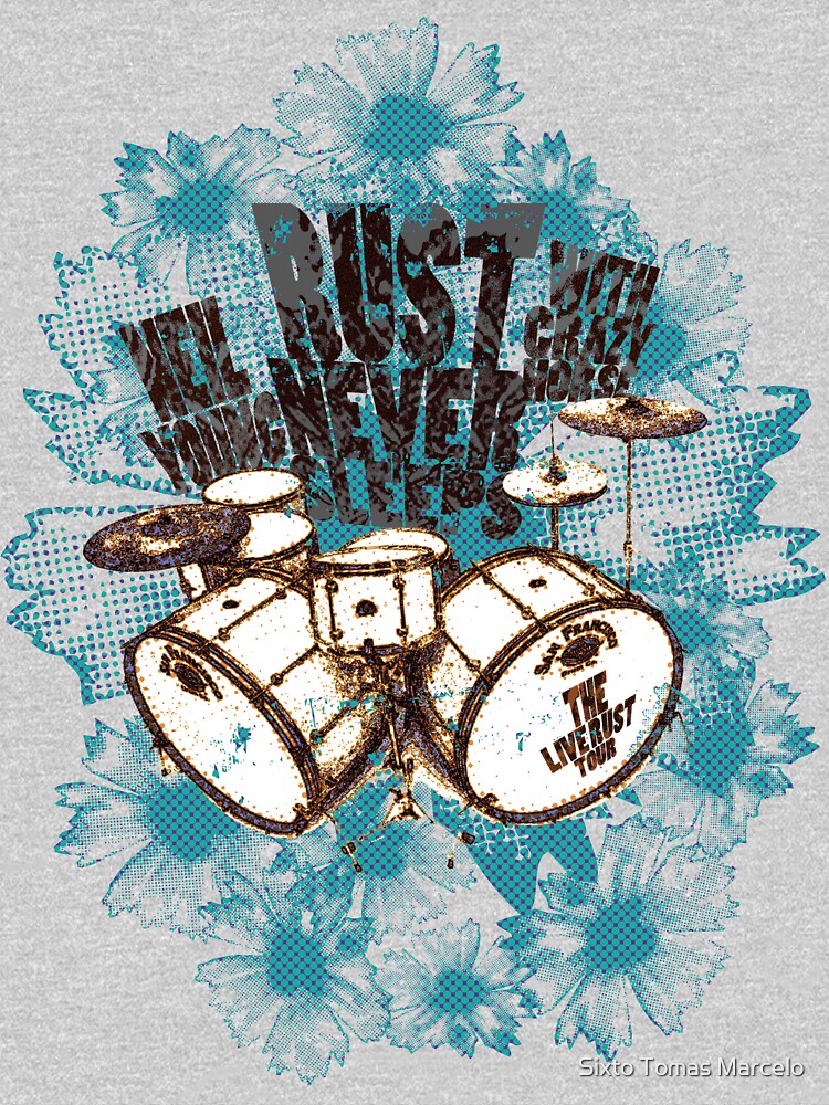 "Rust Retro " T-shirt for Sale by sixtotomas | Redbubble | live t ...