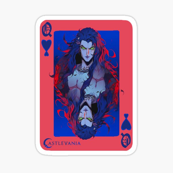 "Castlevania Striga Queen f hearts hydro stickers alt " Sticker for ...