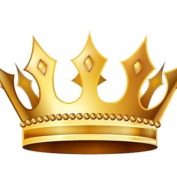 "Queen Crown Golden Sticker" Sticker for Sale by DusicaP | Redbubble