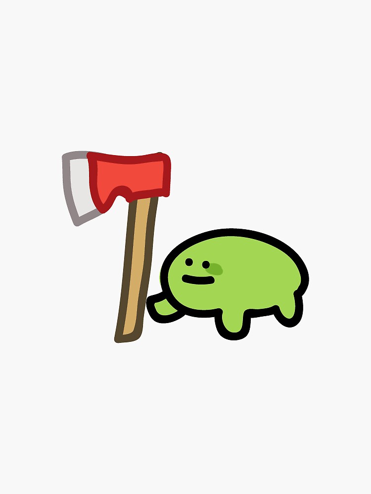 "ferg with axe" Sticker for Sale by TeaBag114 | Redbubble