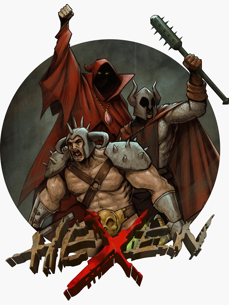 "HEXEN" Sticker for Sale by SophiaHandry | Redbubble