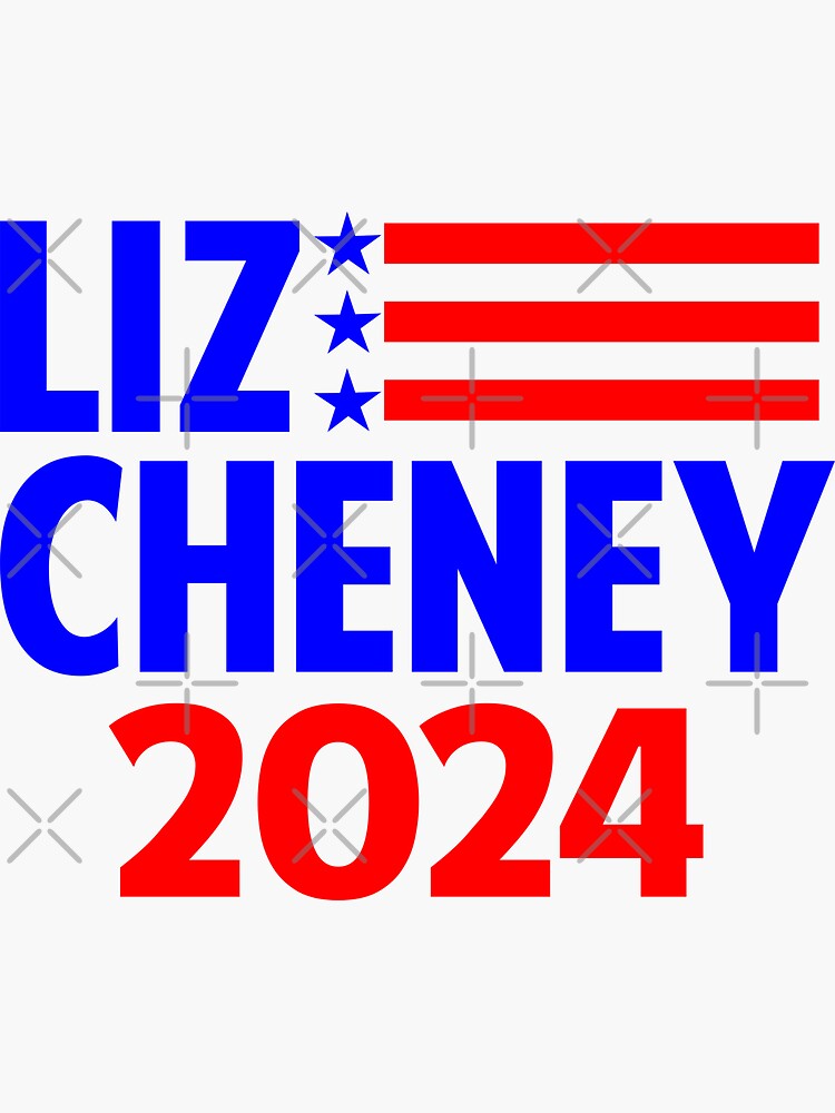 "Liz Cheney 2024" Sticker for Sale by Colorfulman | Redbubble