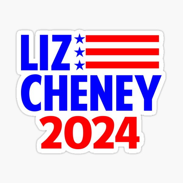 "Liz Cheney 2024" Sticker for Sale by Colorfulman | Redbubble