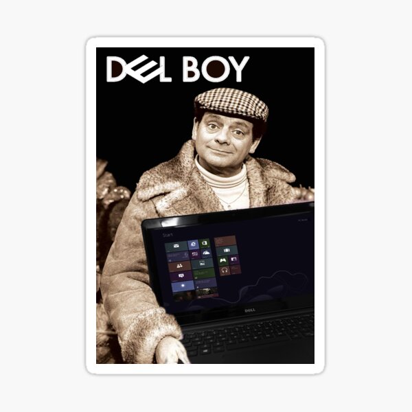 "DEL BOY" Sticker for Sale by Jesdunnn | Redbubble