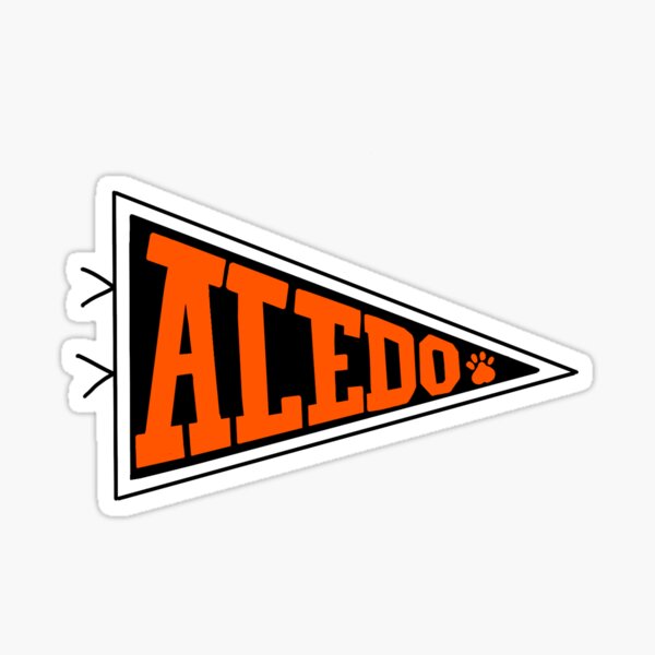 "Aledo pennant " Sticker for Sale by HelloHenney | Redbubble