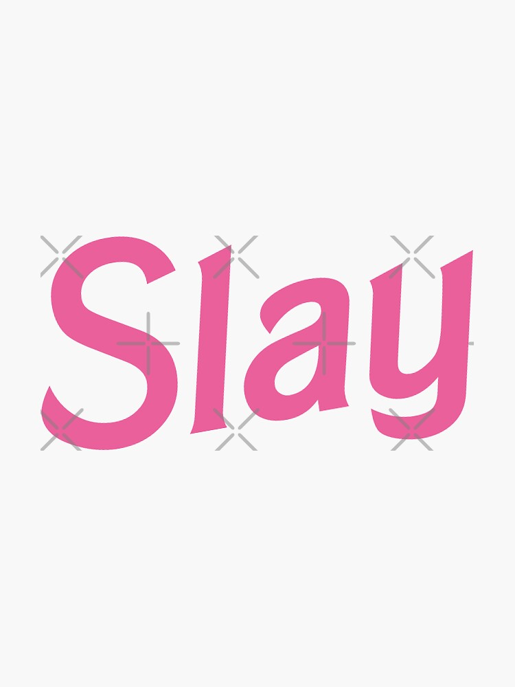"Slay Barbie font" Sticker for Sale by apnvcc | Redbubble