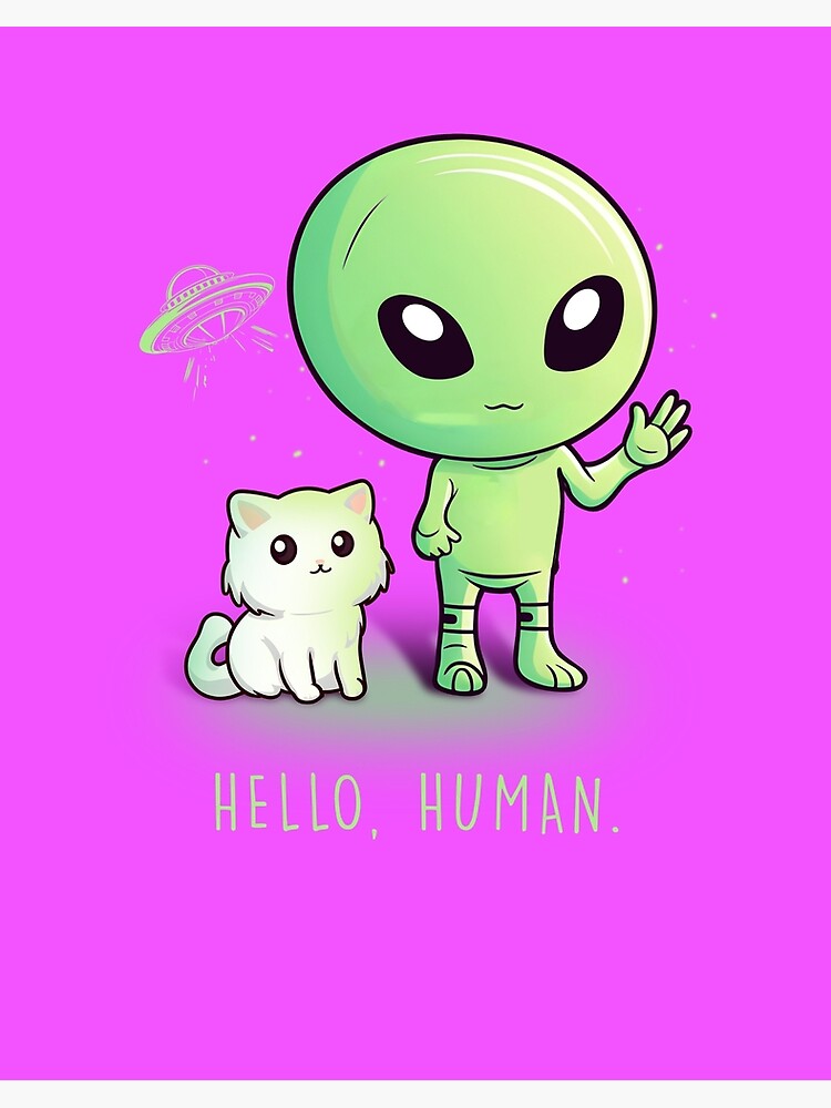 Cute Alien Wallpaper