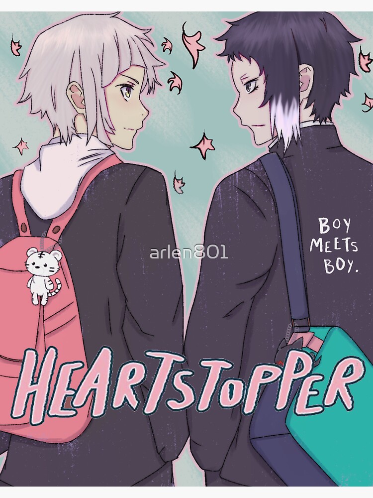 "Atsushi and Akutagawa Heartstopper" Stickerundefined by arlen801 ...