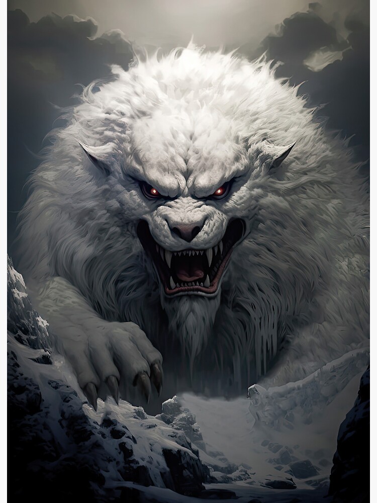 "Giant Snowbeast - 1A" Art Board Print for Sale by Space-Yeti | Redbubble