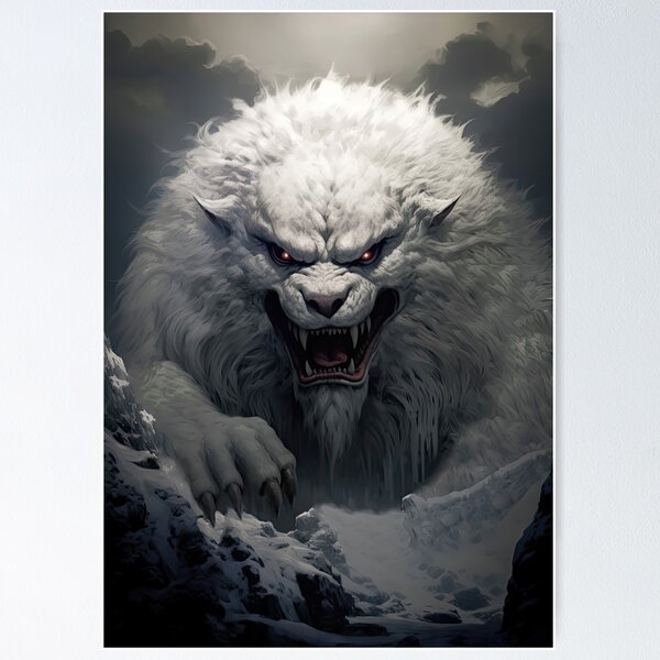 "Giant Snowbeast - 1A" Poster for Sale by Space-Yeti | Redbubble