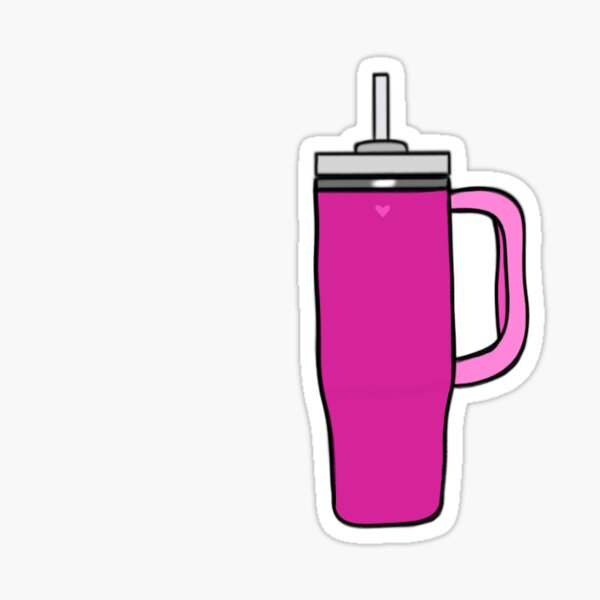 "Barbie pink tumbler " Sticker for Sale by Hayli Rodriguez | Redbubble