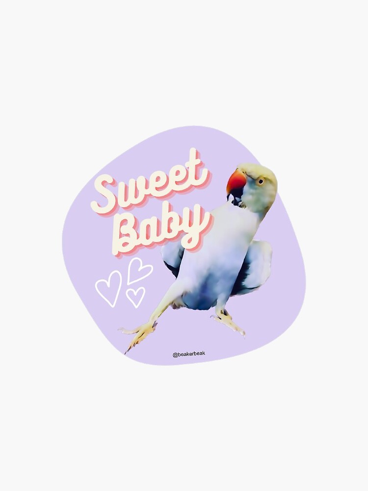 "Sweet Baby" Sticker for Sale by BeakerBeak | Redbubble