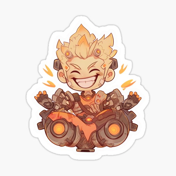 "Cute Junkrat" Sticker for Sale by SchellStation | Redbubble