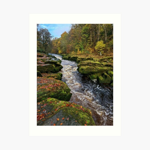 "Colours of the Strid" Art Print for Sale by venturousfeli | Redbubble