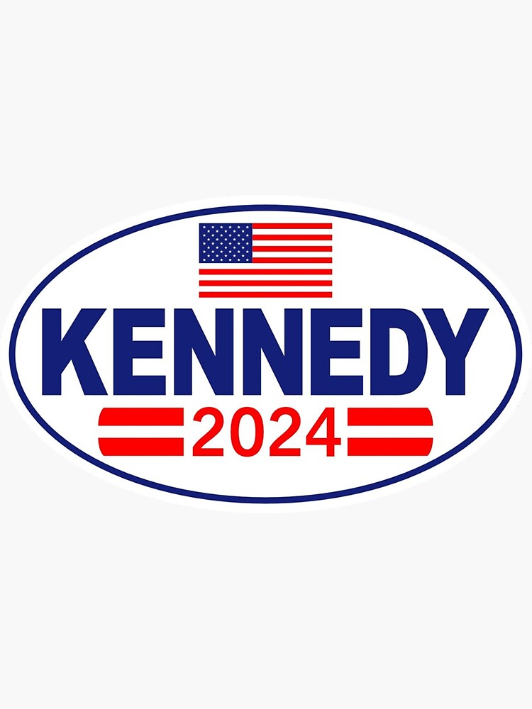 "Kennedy 2024" Sticker for Sale by Sidewalk Stickers | Redbubble