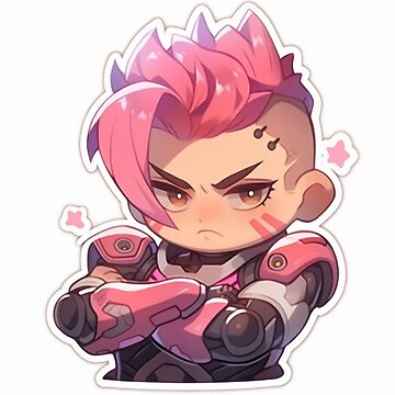 "Cute Zarya" Sticker for Sale by SchellStation | Redbubble
