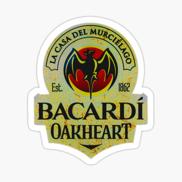 "Authentic Bacardi" Sticker for Sale by daficarlina | Redbubble