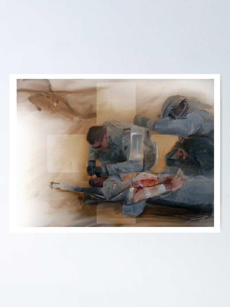 "Combat Medic" Poster for Sale by FatCrayon | Redbubble