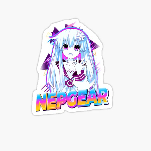 "Nepgear Hyperdimension Neptunia" Sticker for Sale by DorettaSantoyo ...