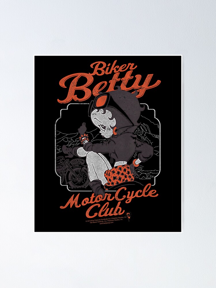 Betty Boop Motorcycle Classic Semi-Gloss Poster sold by Legislative ...