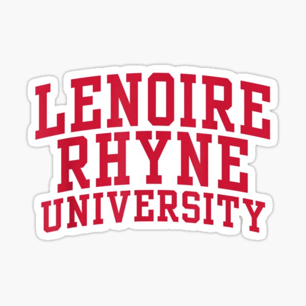 "Lenoir–Rhyne University" Sticker for Sale by SearlaitJomphe | Redbubble