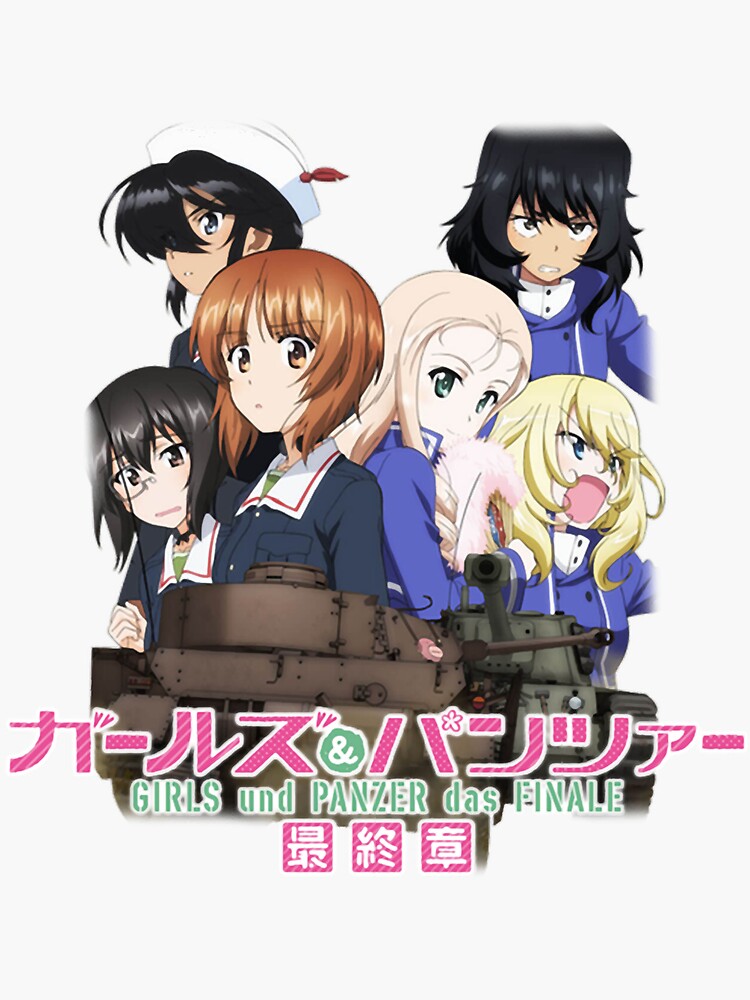 "Girls Und Panzer - logo " Sticker for Sale by sydneychamas | Redbubble